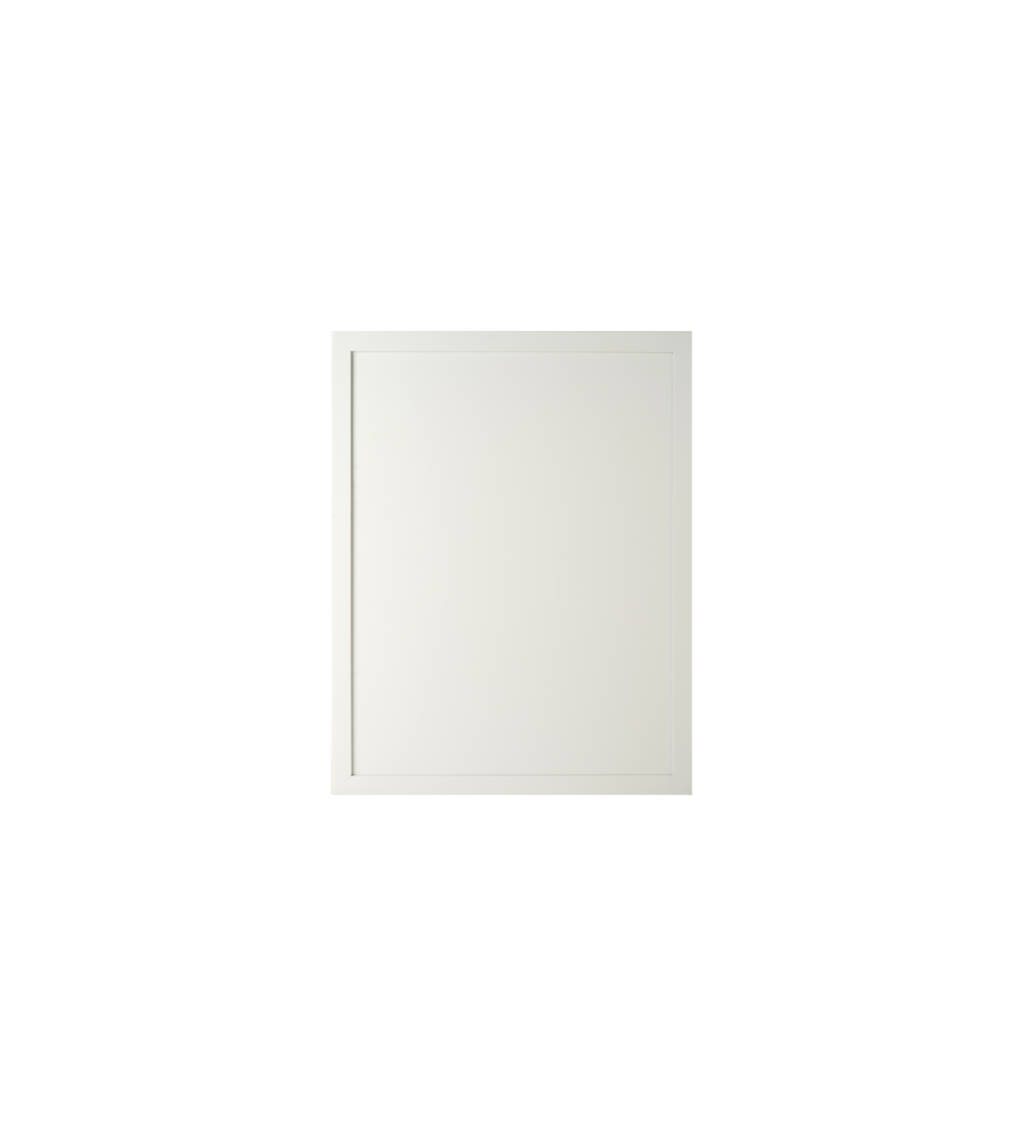 Slab_Portrait_Paint Maple_White | Mouser Cabinetry