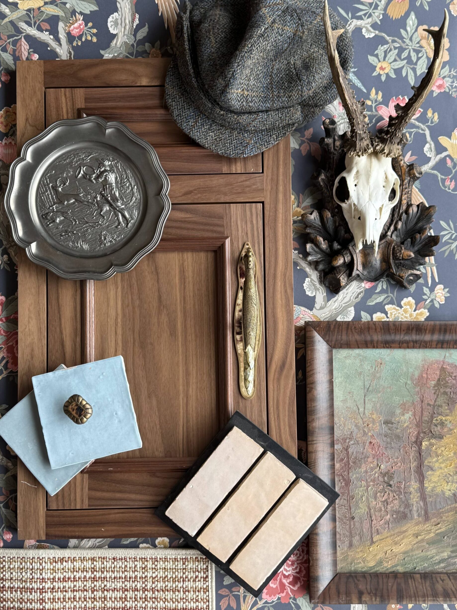 Ashland Inset Door in Walnut Natural | Mouser Cabinetry